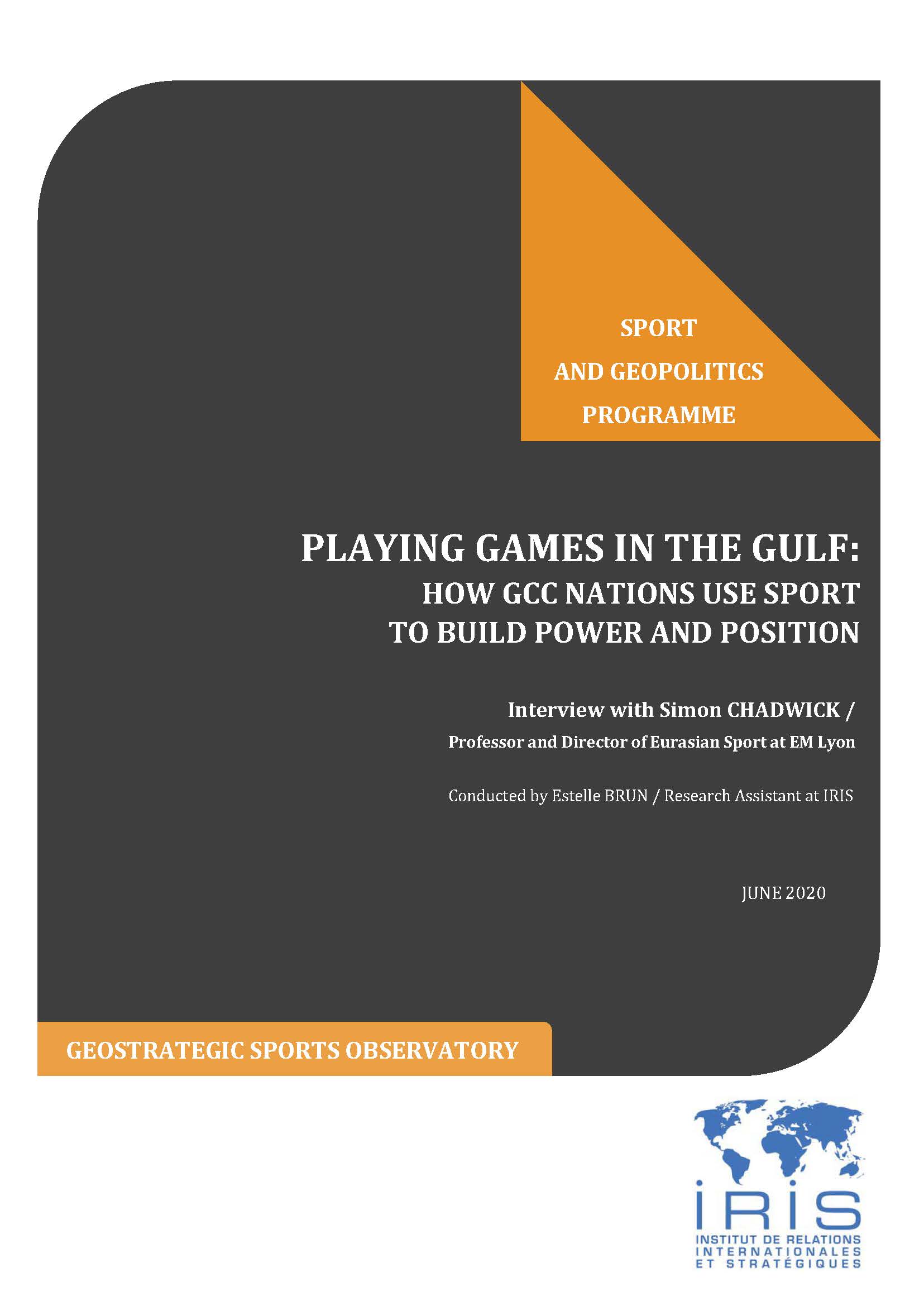 Playing games in the Gulf: how GCC Nations use Sport to build power and ...