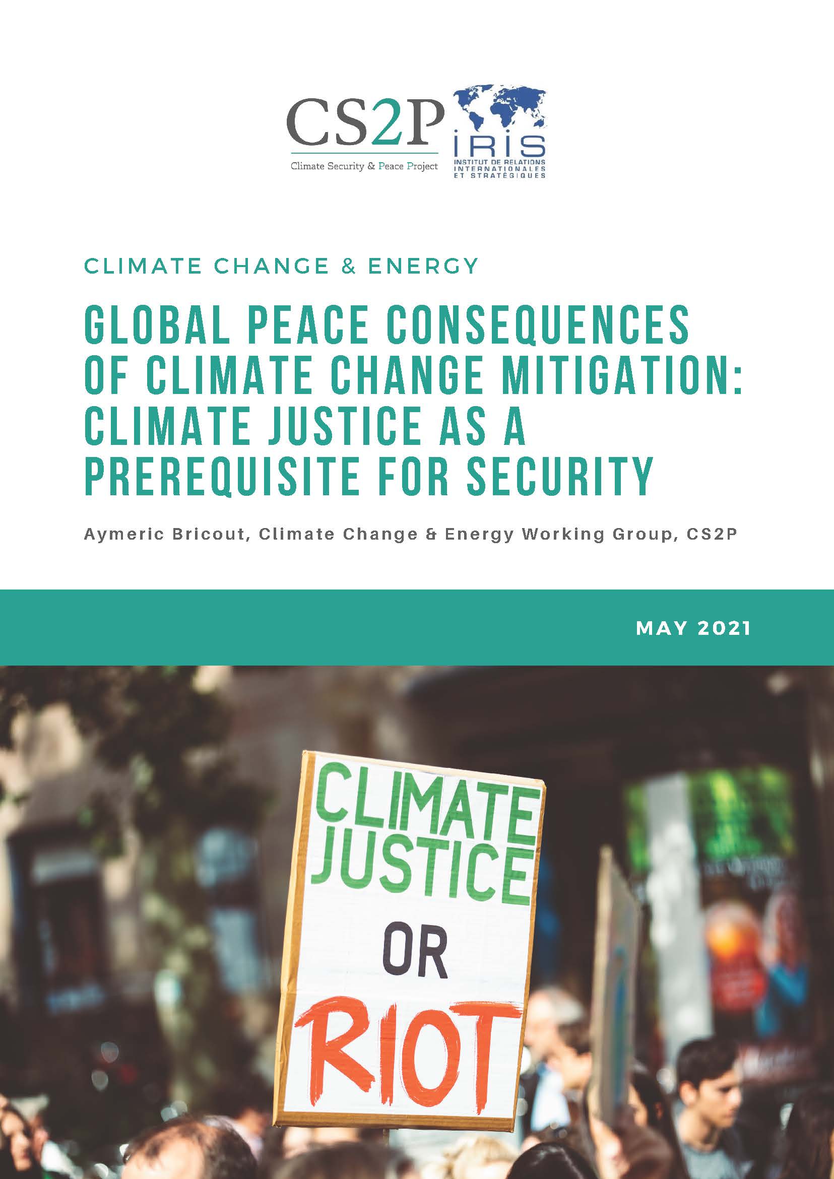 Global Peace Consequences of Climate Change Mitigation: Climate Justice ...