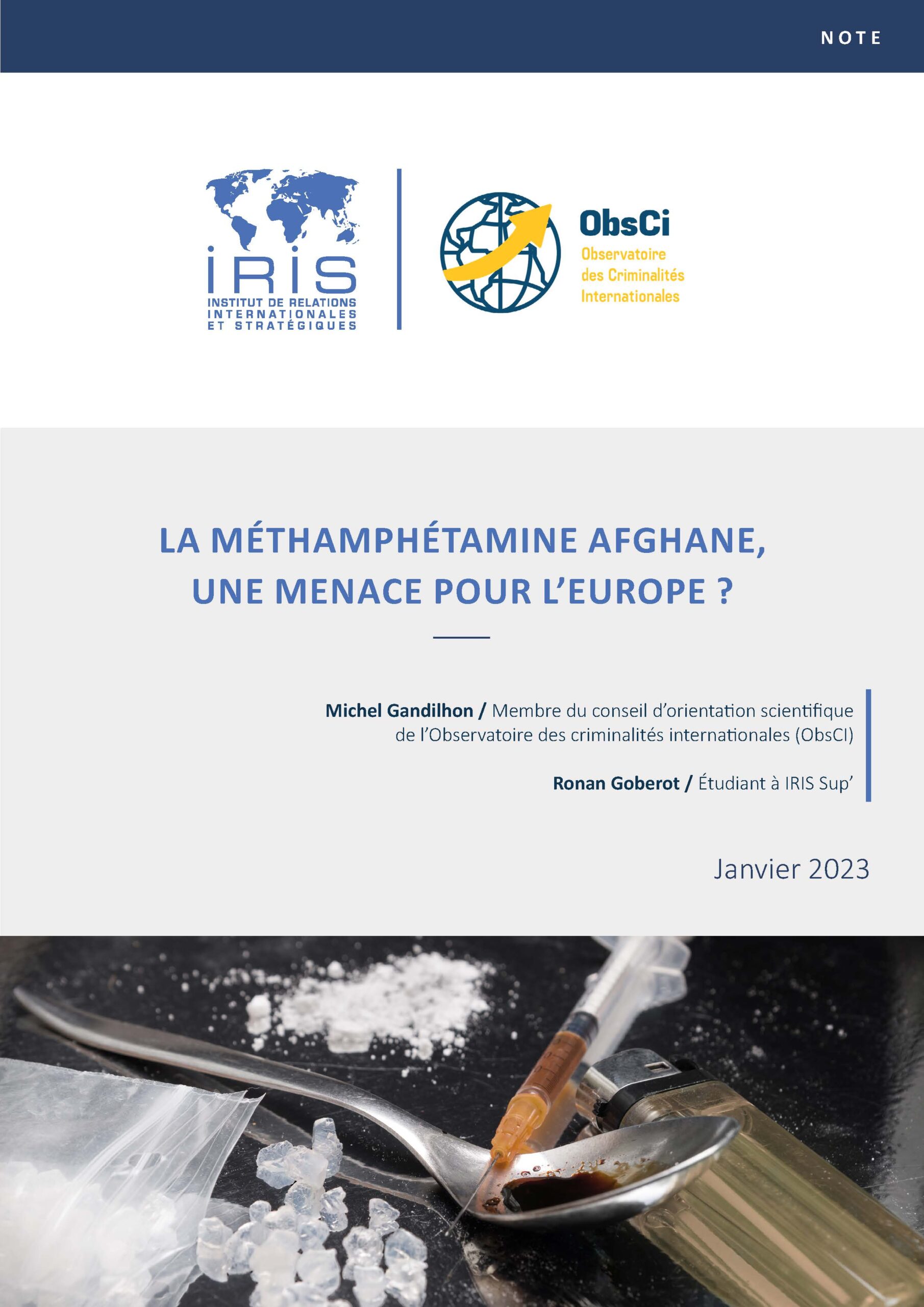 La méthamphétamine afghane, une menace pour l'Europe ? - IRIS