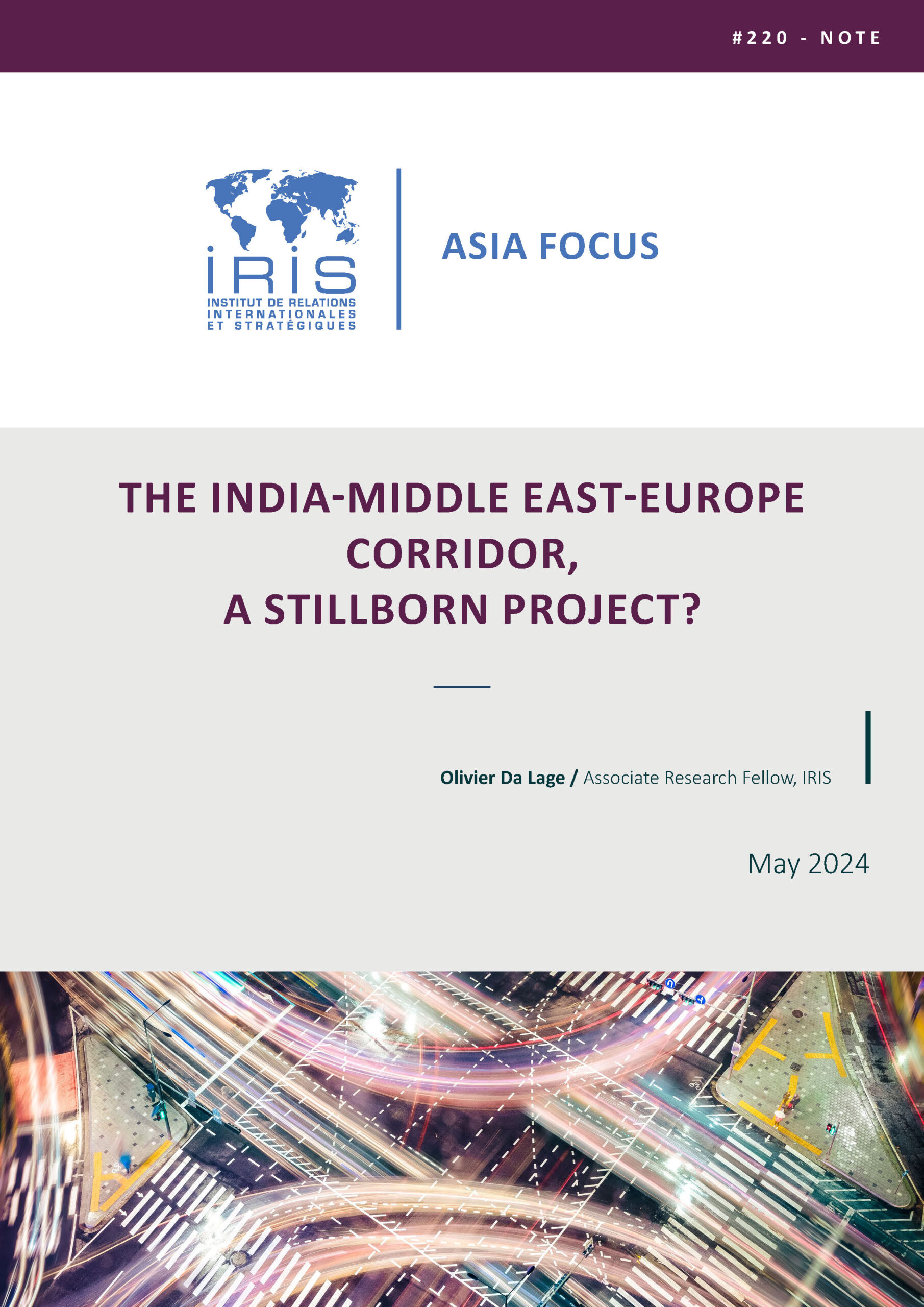The India – Middle East – Europe Corridor, a Stillborn Project? - IRIS