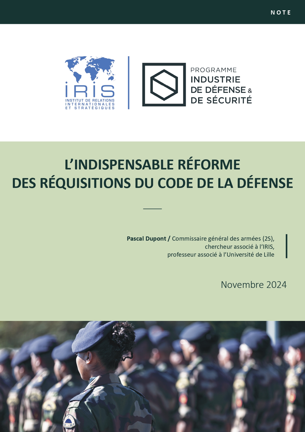 L’indispensable réforme des réquisitions du code de la défense - IRIS