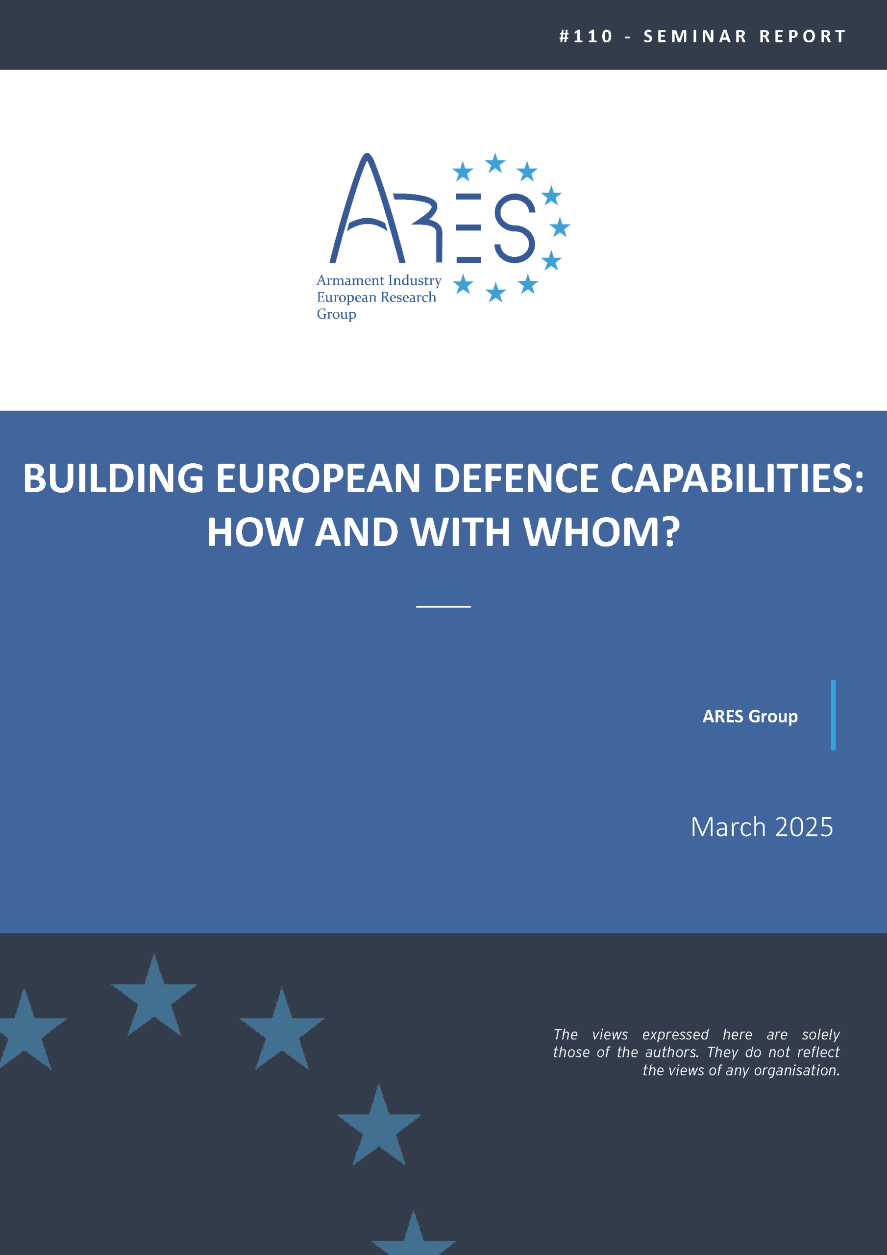 Building European Defence Capabilities: How and with Whom? - IRIS
