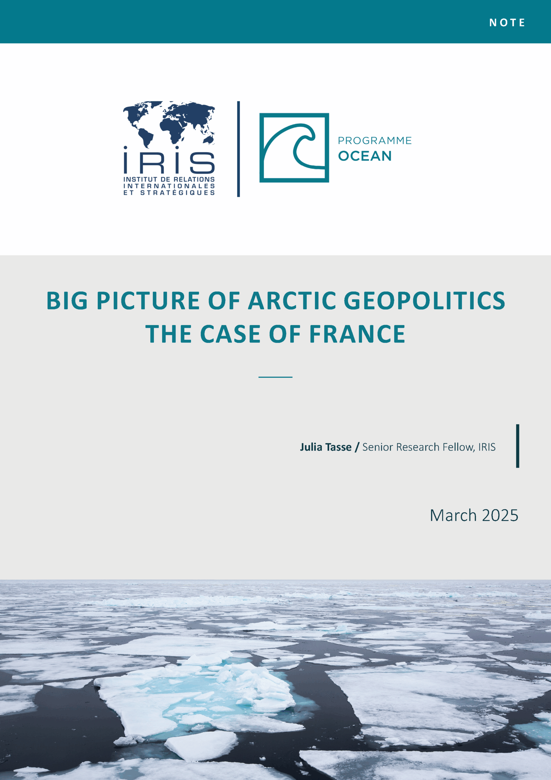 Big Picture of Arctic Geopolitics. The Case of France - IRIS