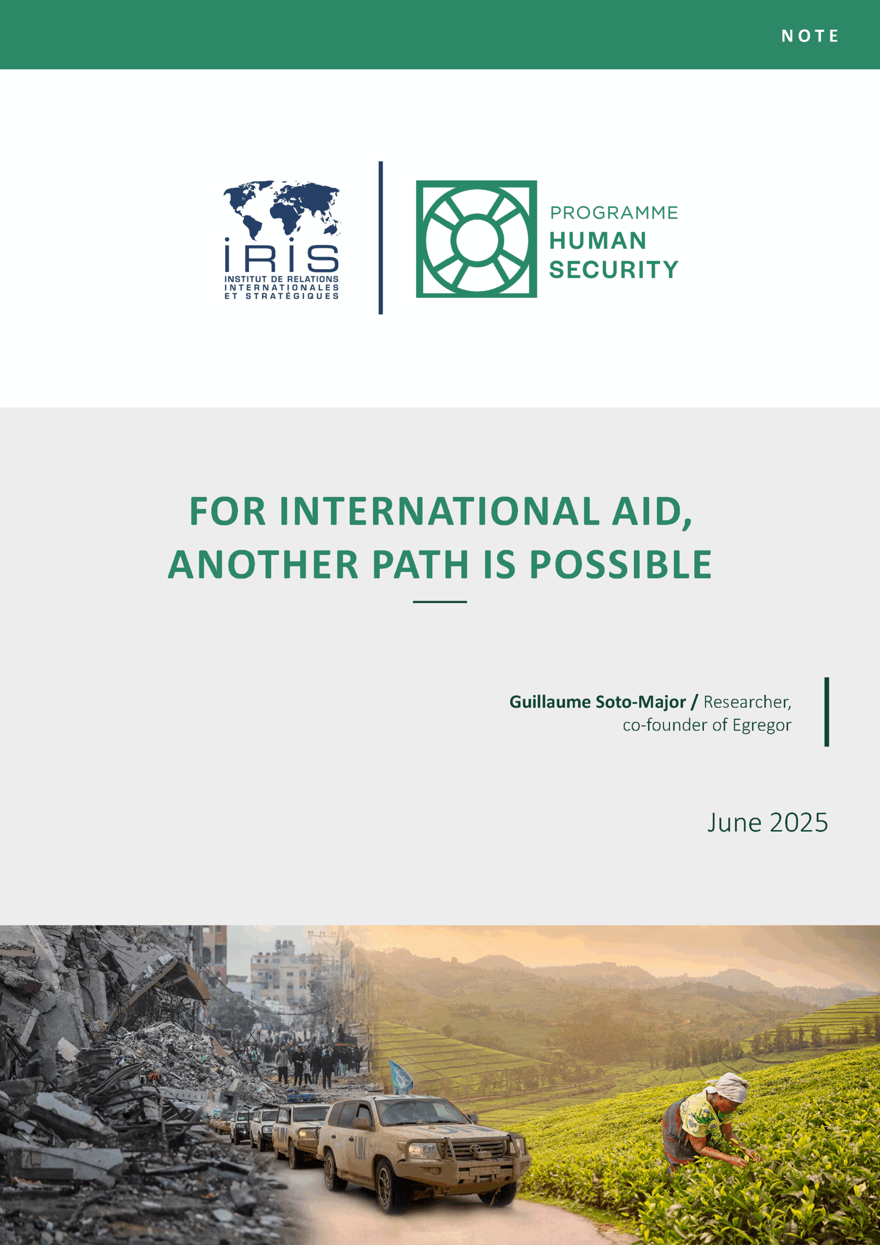 For International Aid, Another Path Is Possible - IRIS