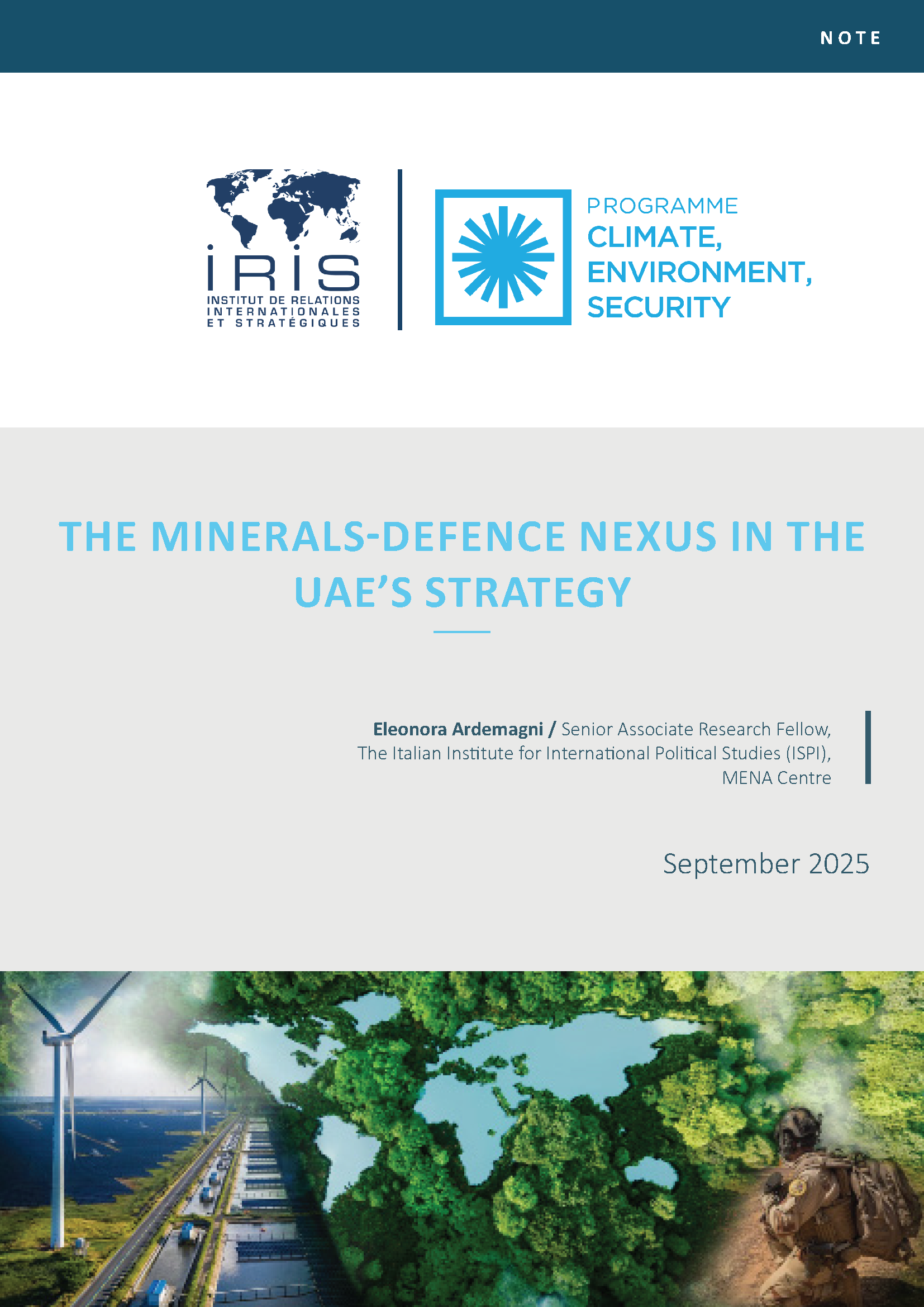 The Minerals-Defence Nexus in the UAE’s Strategy - IRIS