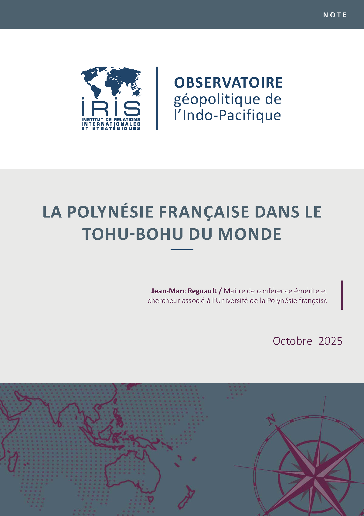 La Polynésie française dans le tohu-bohu du monde - IRIS