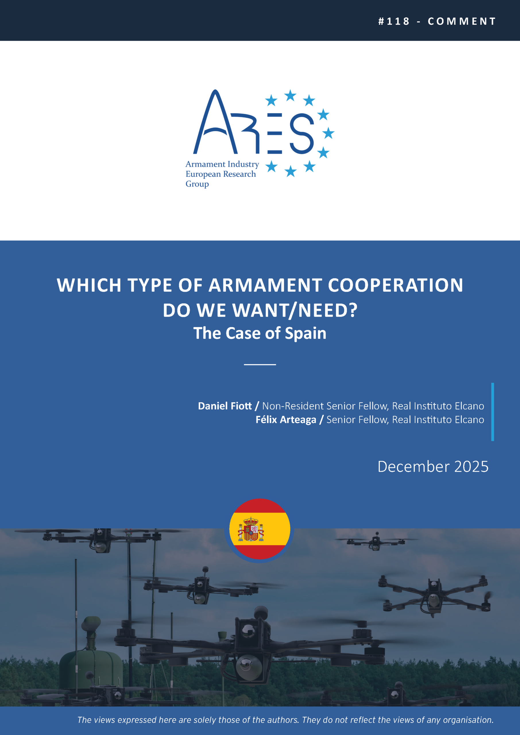 Which Type of Armament Cooperation Do We Want/Need? The Case of Spain - IRIS